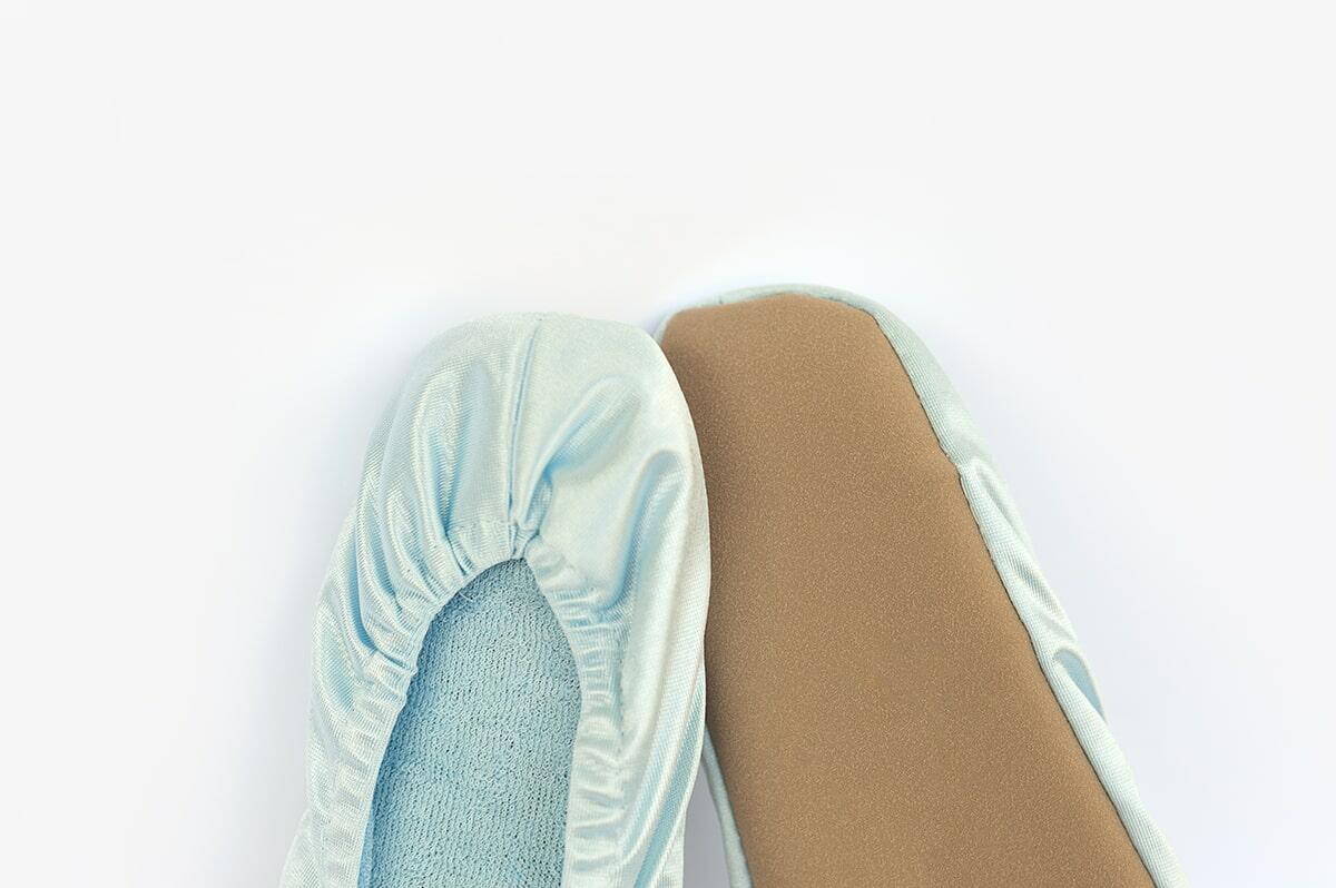 Satin padded foldable slipper | SwayD Dance Shoes